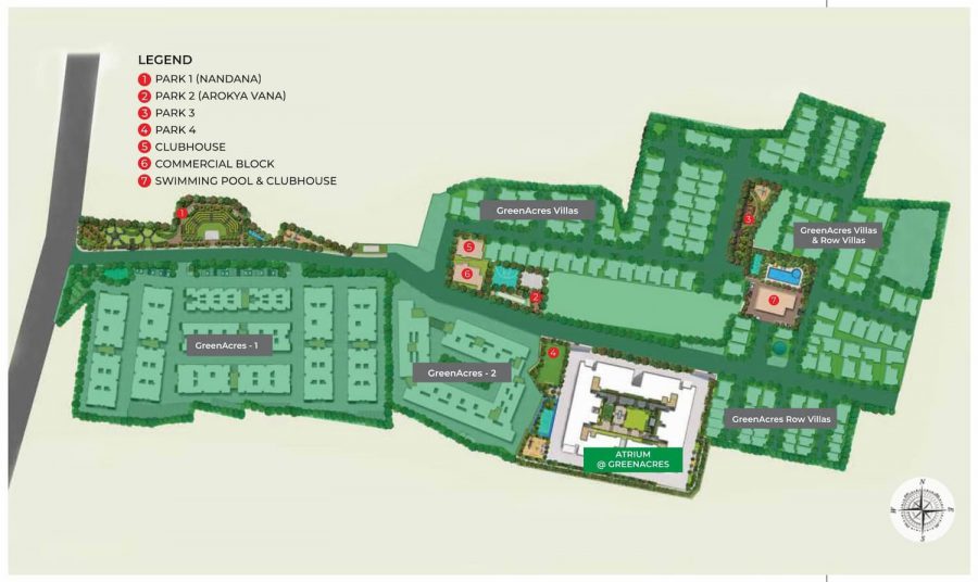 TVS Emerald Atrium Green Acres, 2 BHK flats near Perungalathur