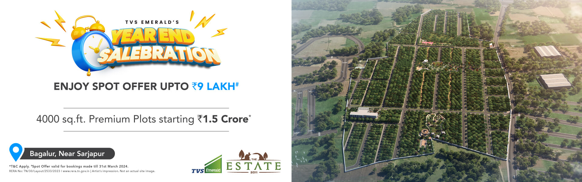 TVS Emerald The Estate, Bagalur, Near Sarjapur